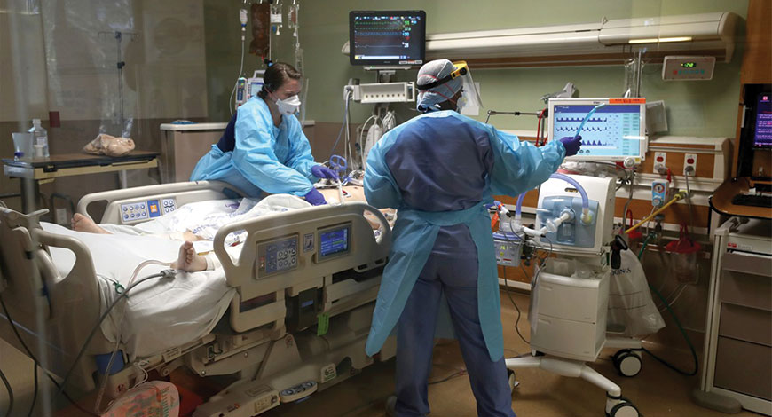In this wave, share of seriously ill in hospital is up significantly ...