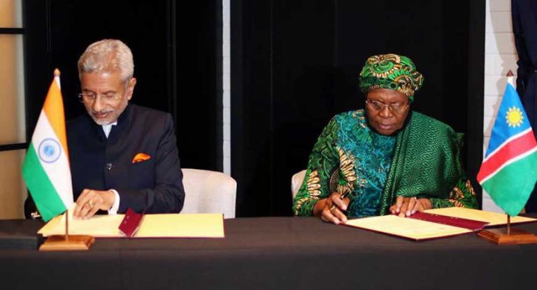 India, Namibia discuss bilateral partnership in health, other sectors ...